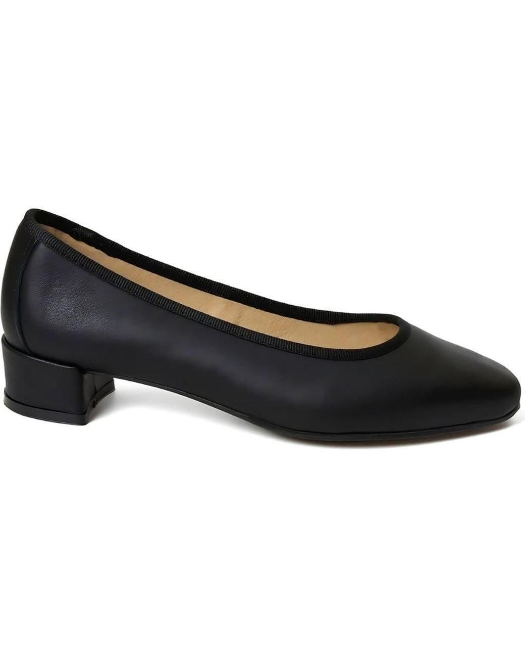 Menina Step Isa Leather Ballet Flat in Blue | Lyst
