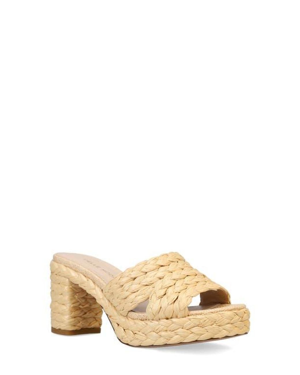 Pelle Moda Camren Platform Sandal in Natural | Lyst