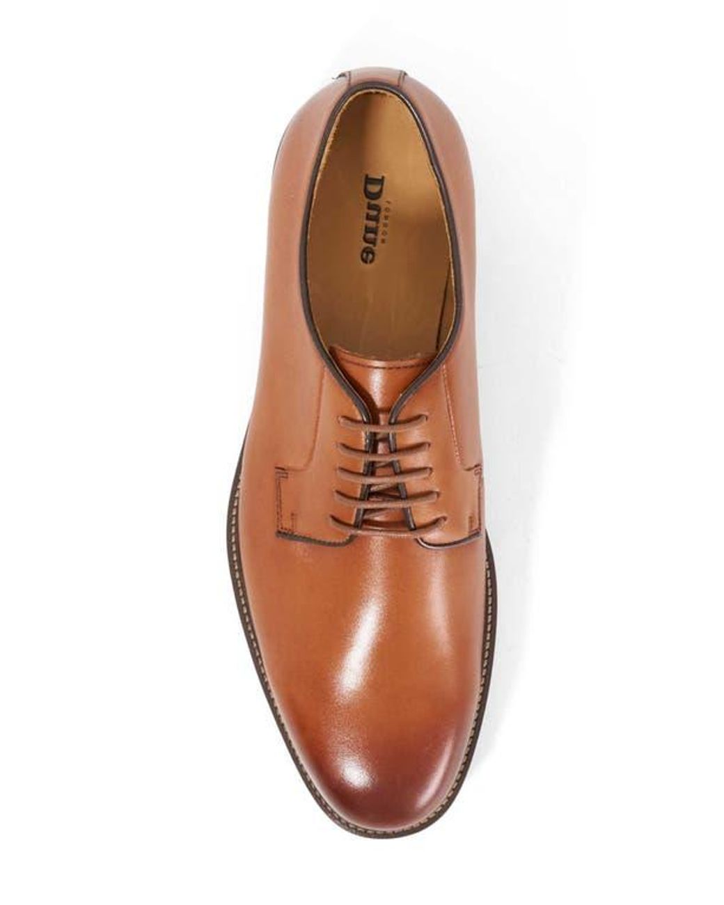Dune Siril Plain Toe Derby in Brown for Men | Lyst