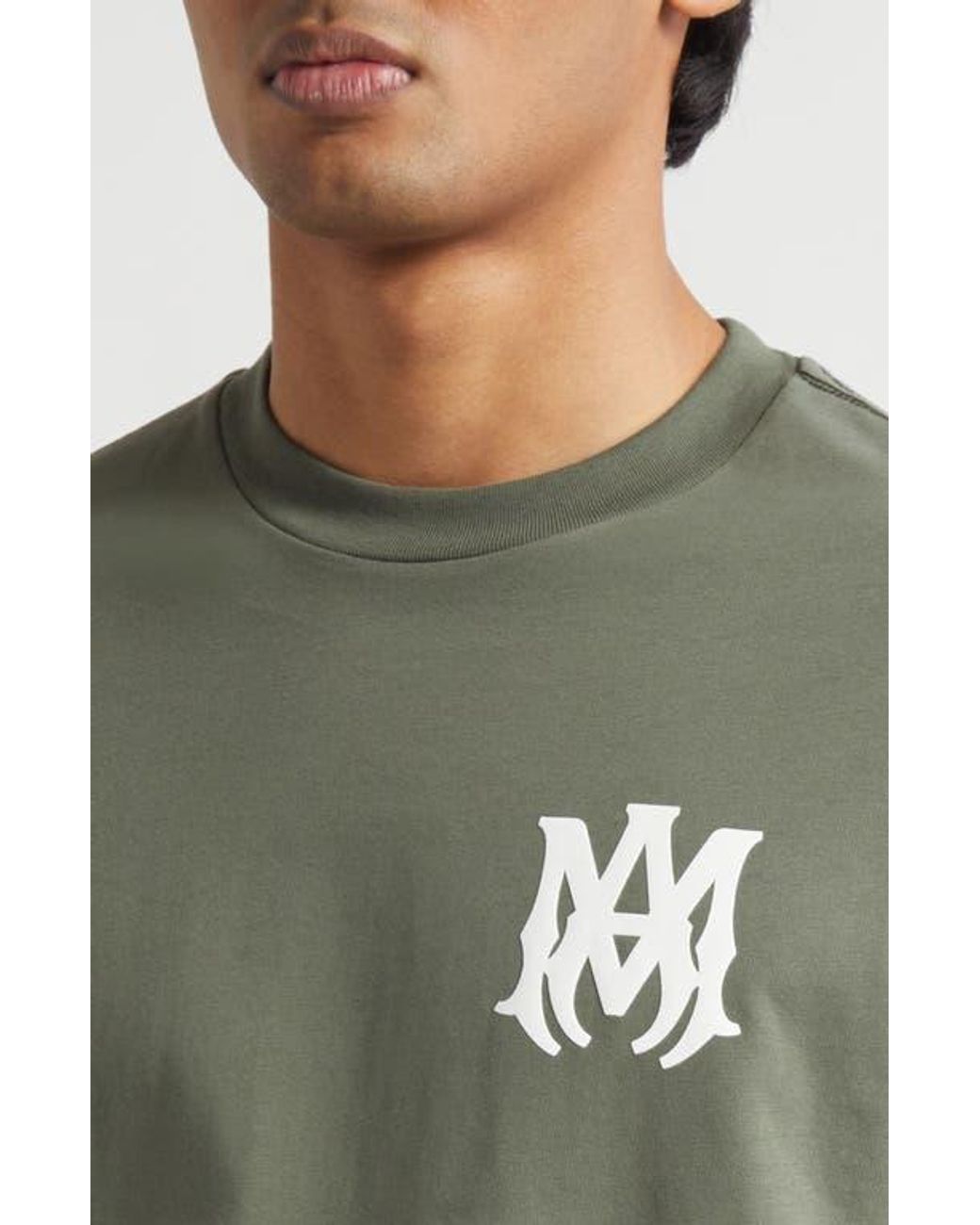 Amiri Ma Core Logo Graphic T-Shirt in Green for Men | Lyst