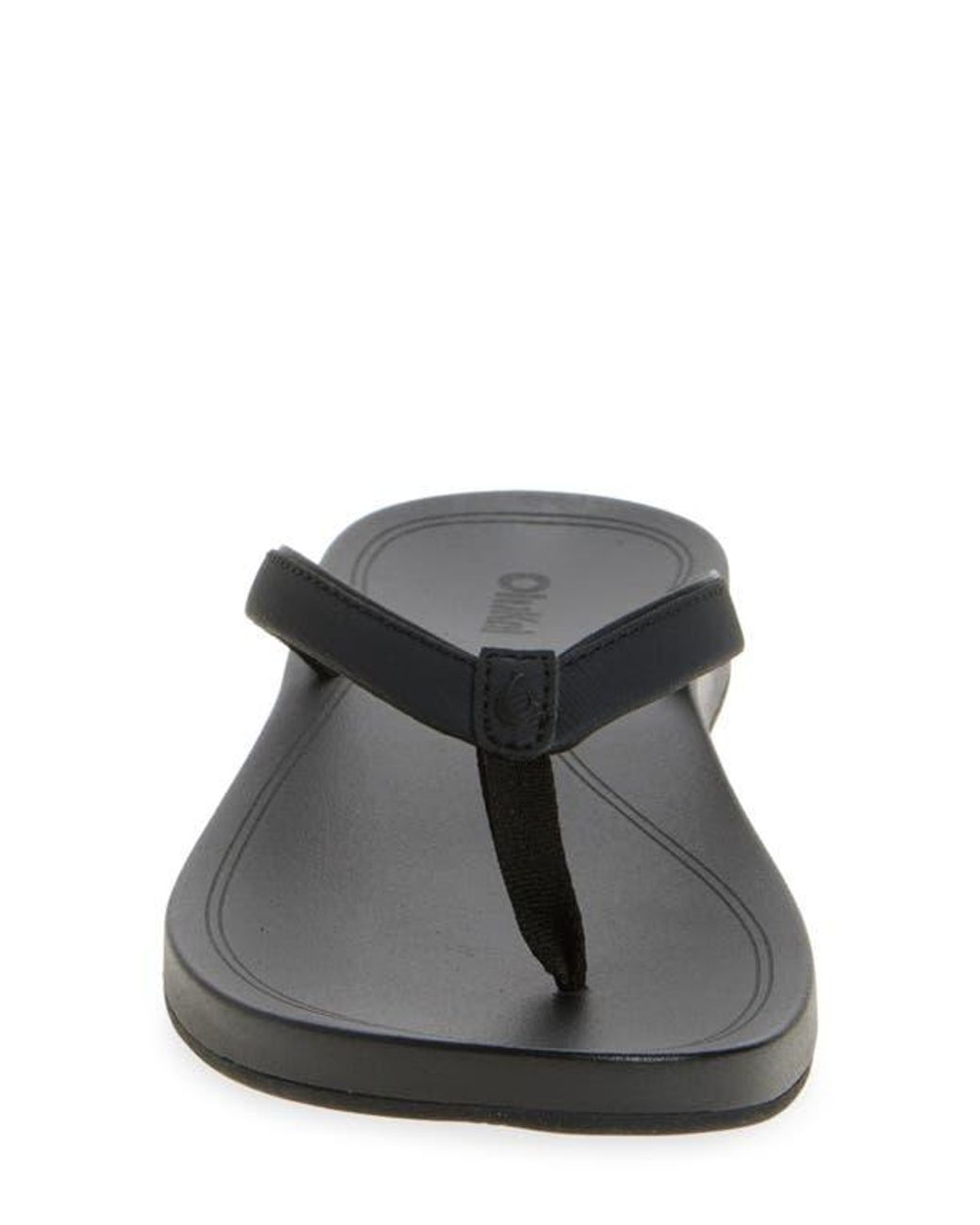 Olukai Uiki Water Resistant Flip Flop in Black | Lyst