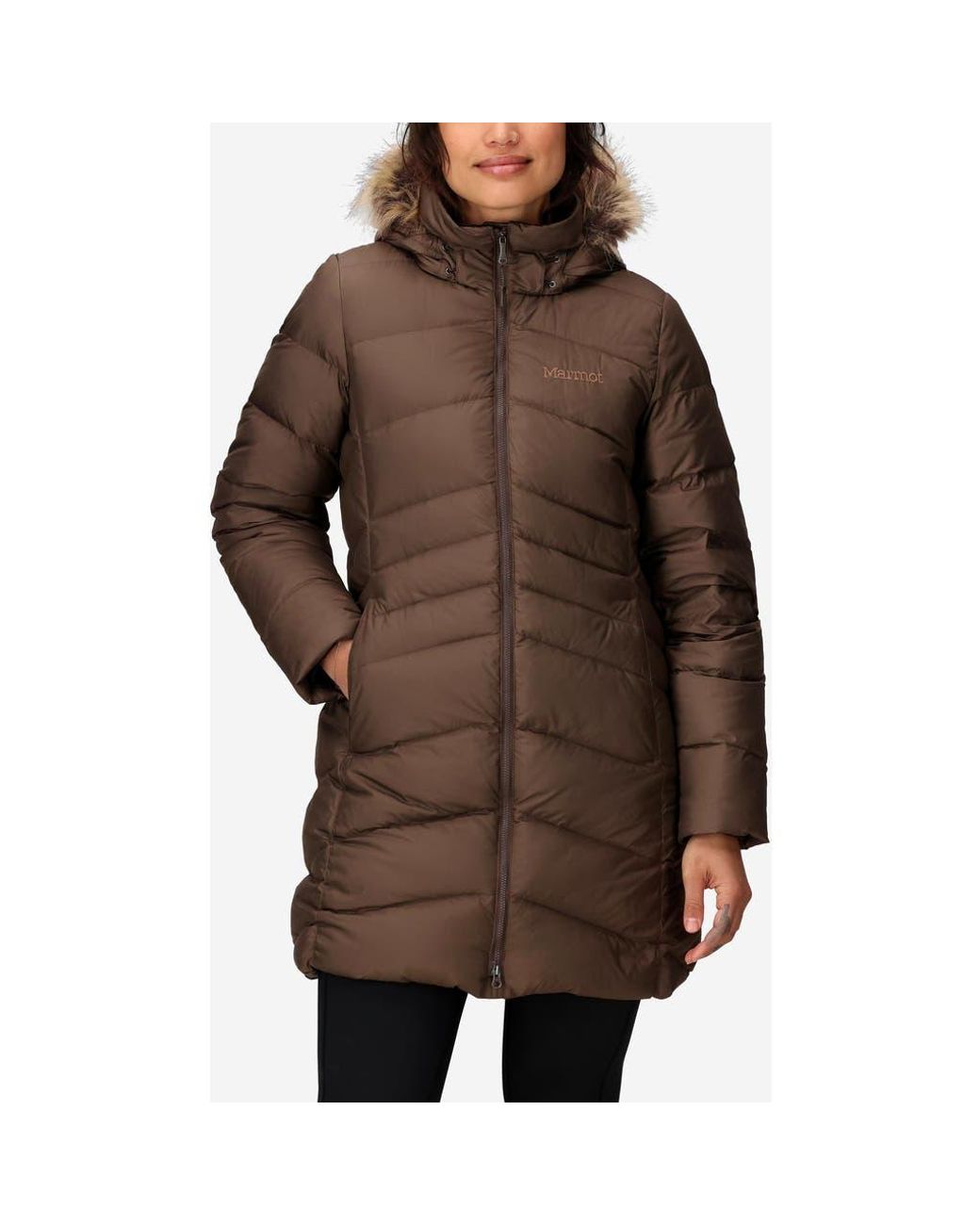 Marmot Montreal 700 Fill Power Down Parka in Brown | Lyst