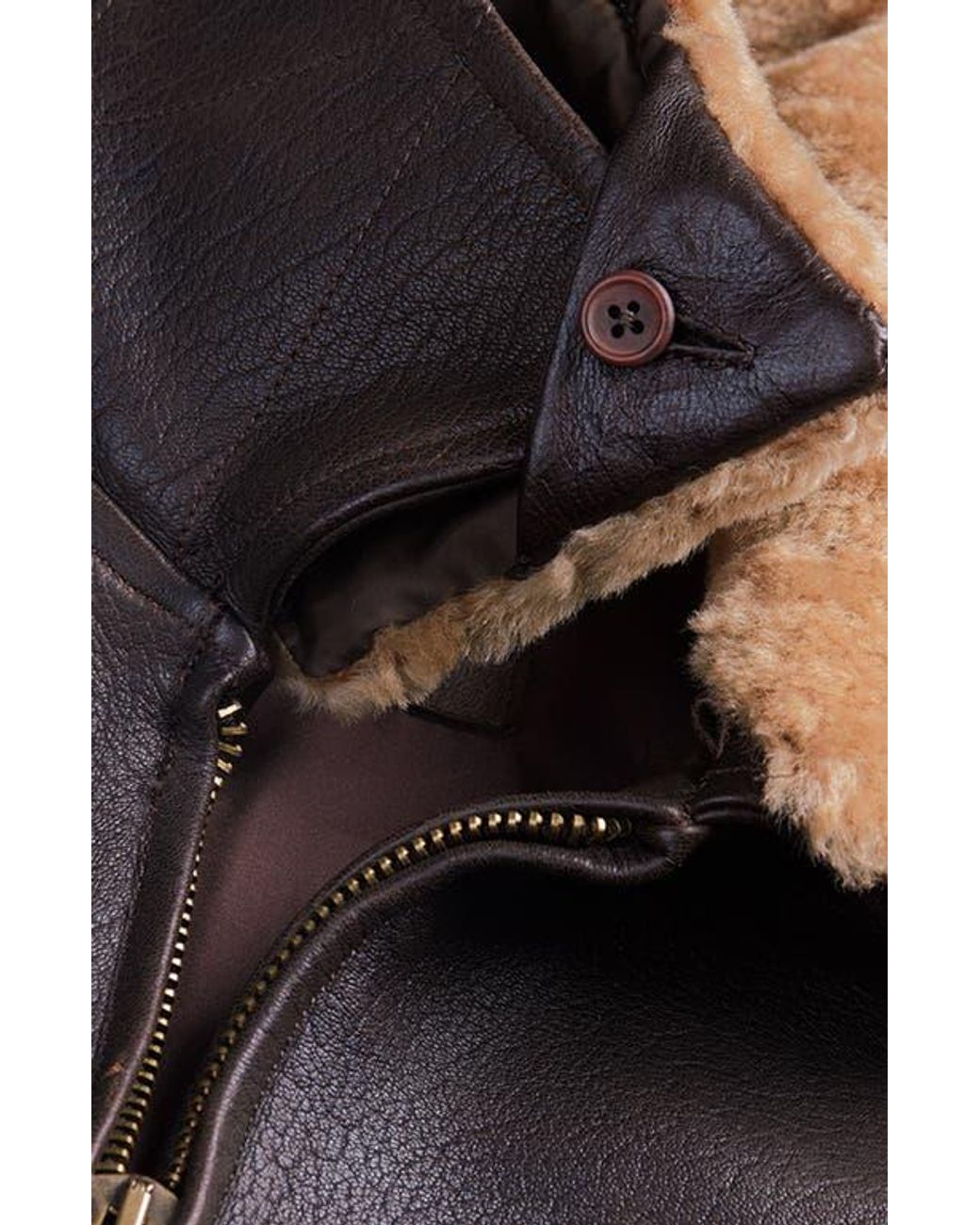 Last Wolf Denali Flight Leather Jacket in Brown for Men | Lyst