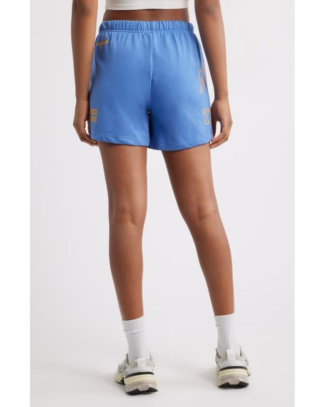 The Mayfair Group Angel Track Sweat Shorts in Blue | Lyst