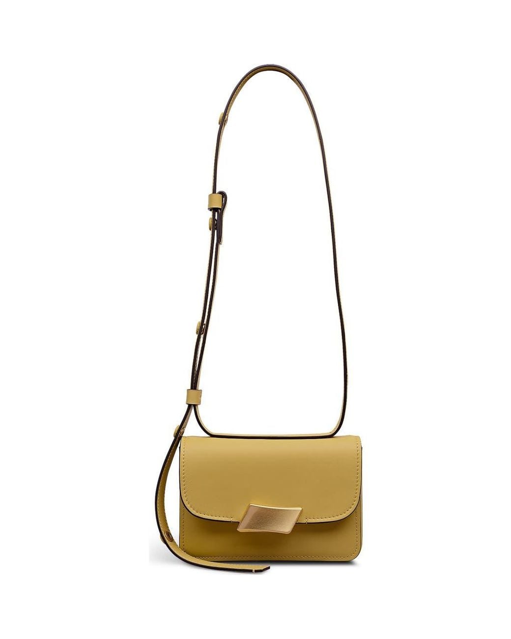 Radley The Belsize Mini Flapover Crossbody Bag in Metallic | Lyst