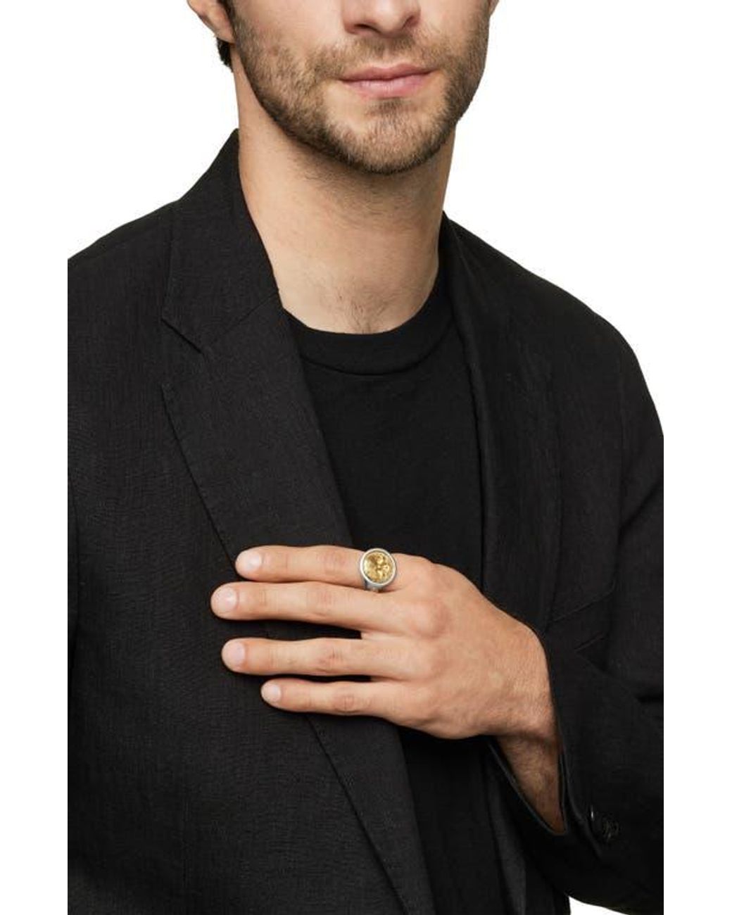 David Yurman Life & Death Duality Signet Ring in Metallic for Men | Lyst