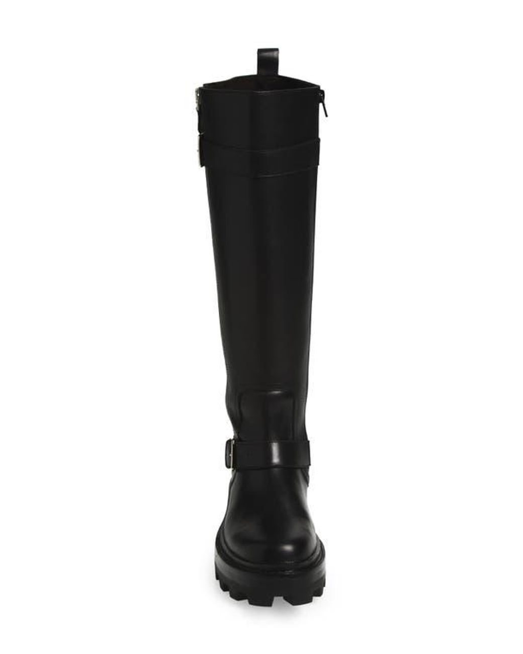 Jeffrey Campbell Sybill Lug Sole Knee High Boot in Black | Lyst