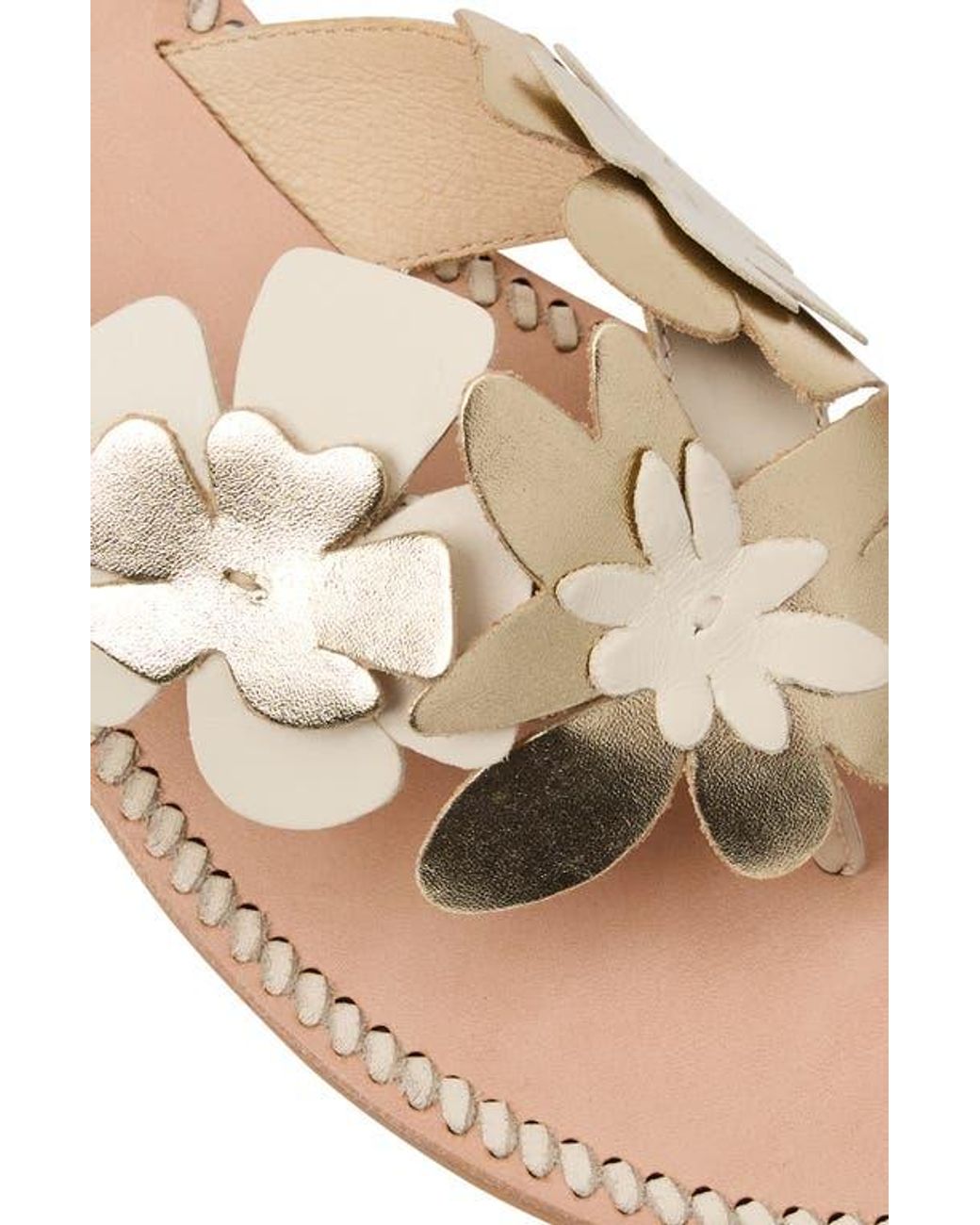 Jack Rogers Talahi Sandal in Natural | Lyst