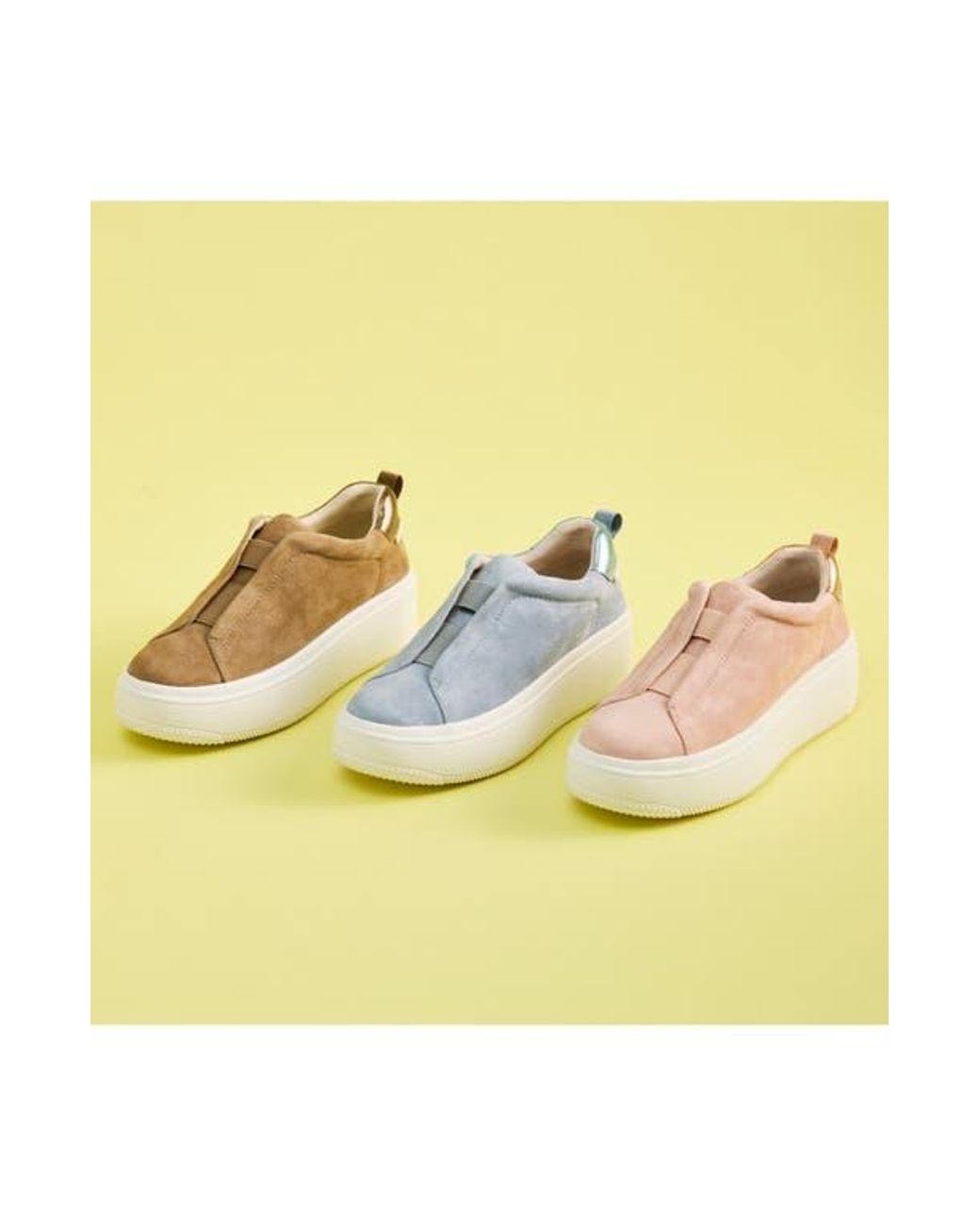 Linea Paolo Golde Platform Sneaker in Brown | Lyst