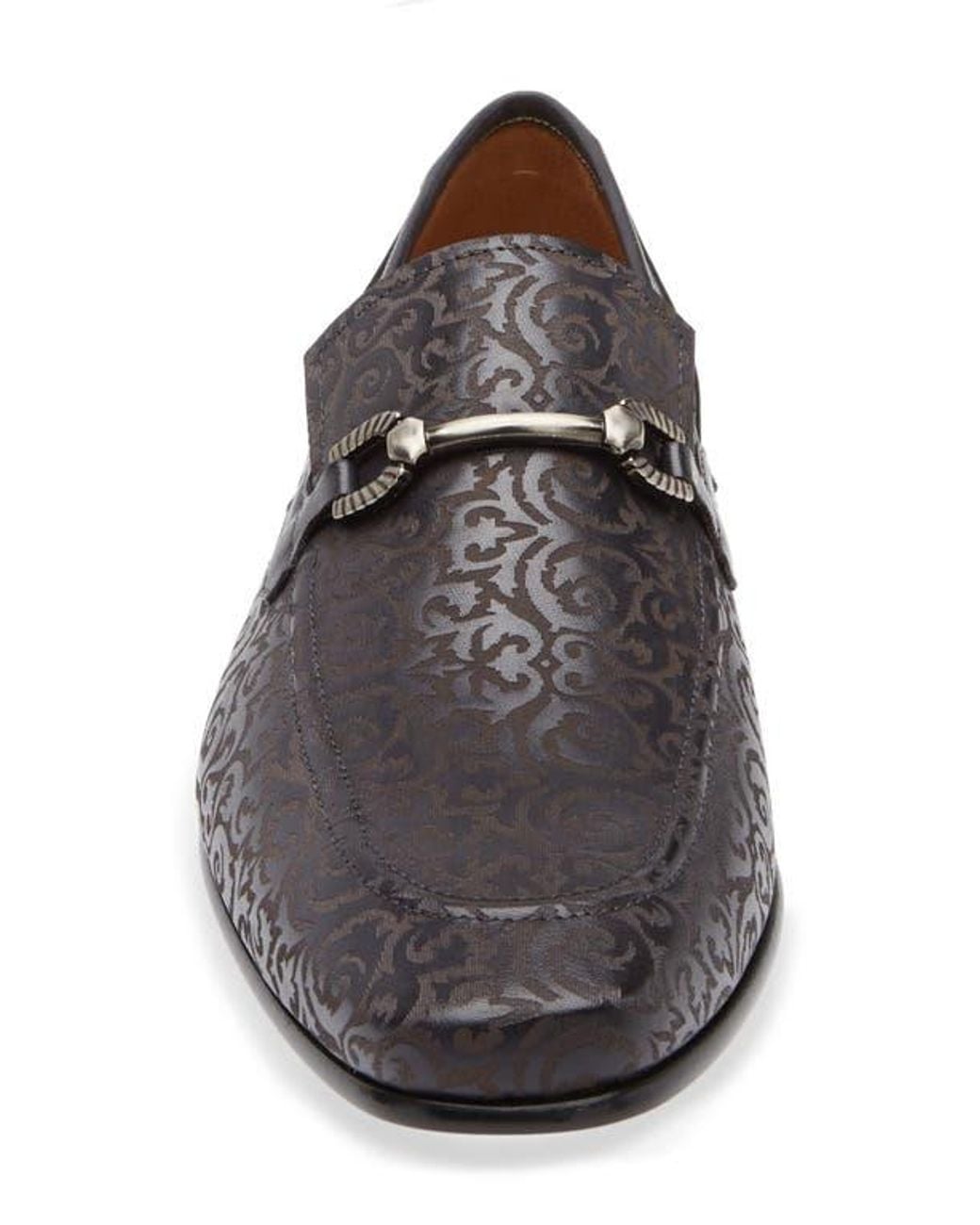 Mezlan Alcaraz Bit Loafer in Gray for Men | Lyst