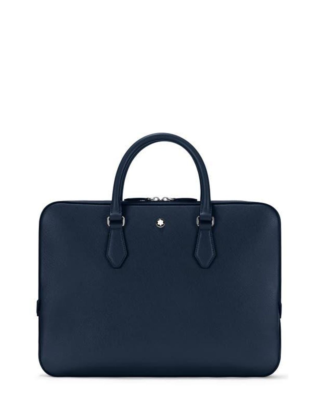 Montblanc Sartorial Leather Document Case in Blue for Men | Lyst