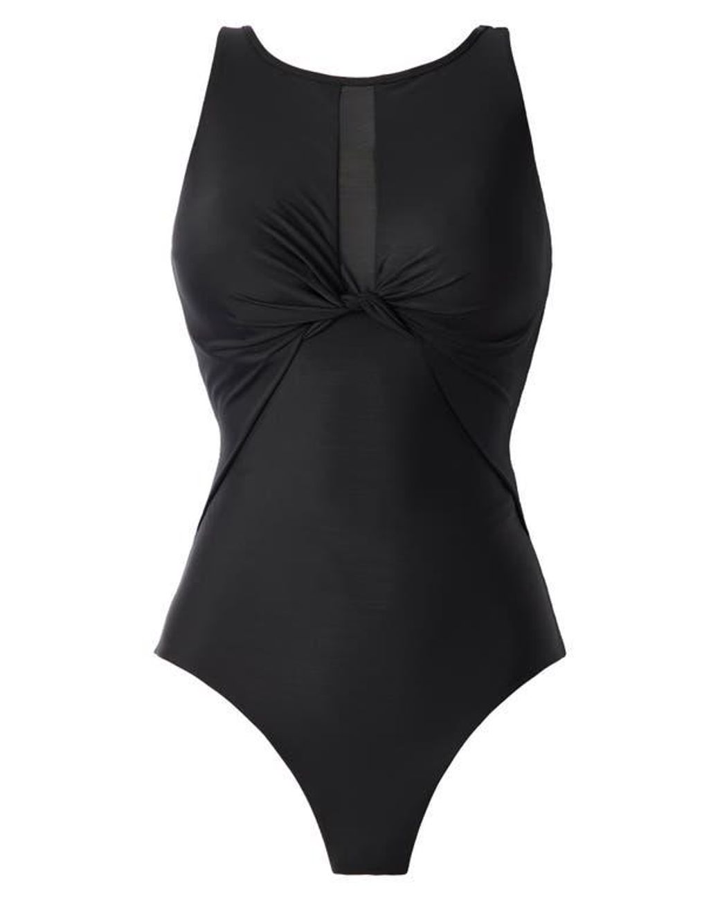 Miraclesuit Network News One-Piece Swimsuit in Blue | Lyst
