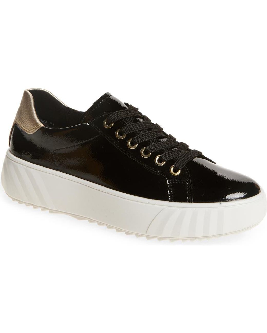 Ara Mikky Platform Sneaker in Black | Lyst