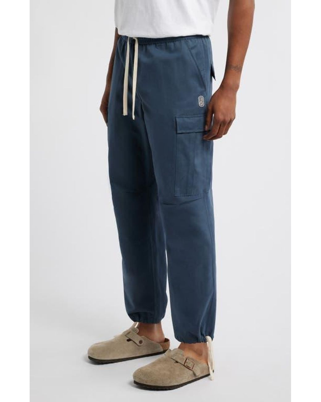 Standard Issue Pd Drawstring Cargo Pants in Blue for Men | Lyst
