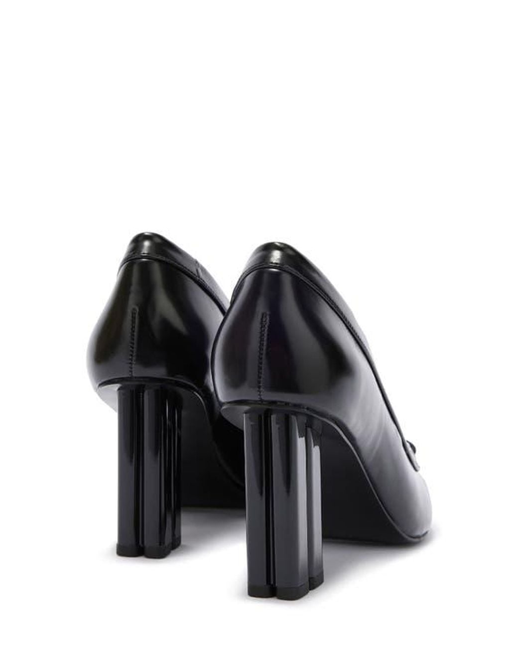Ganni Lace-Up Pointed Toe Pump in Black | Lyst