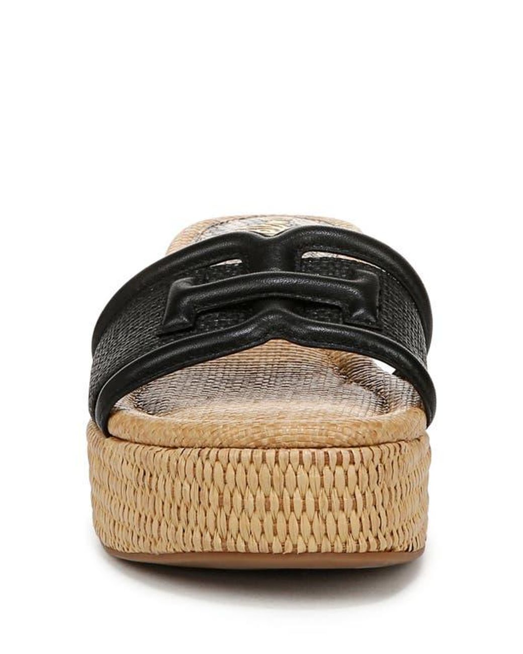 Sam Edelman Pauleena Platform Wedge Slide Sandal in Black | Lyst