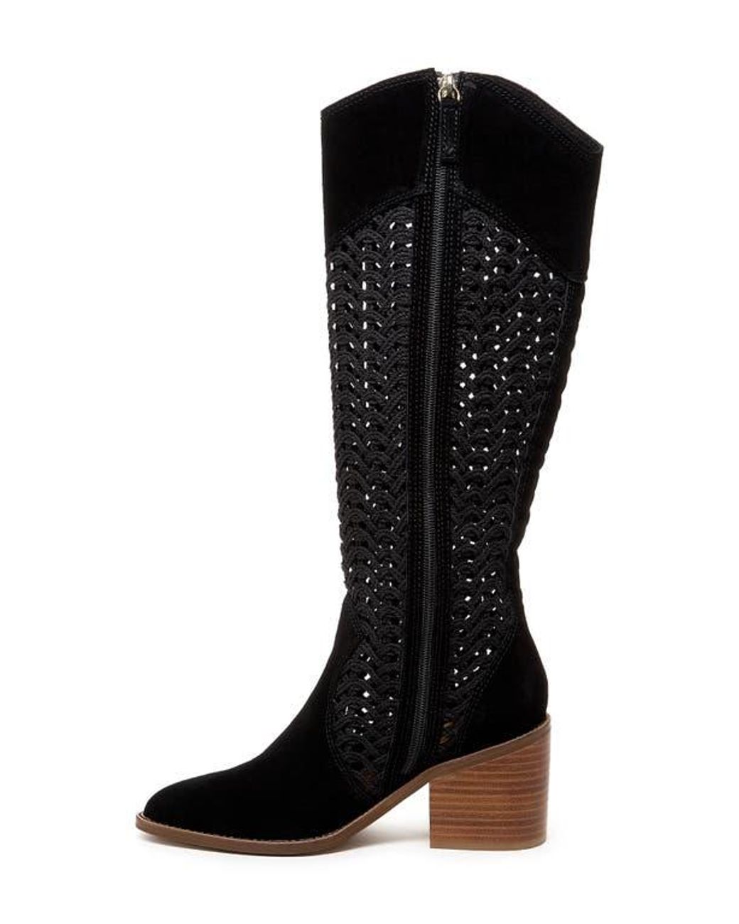 Kelsi Dagger Brooklyn Echo Knee High Boot in Black | Lyst