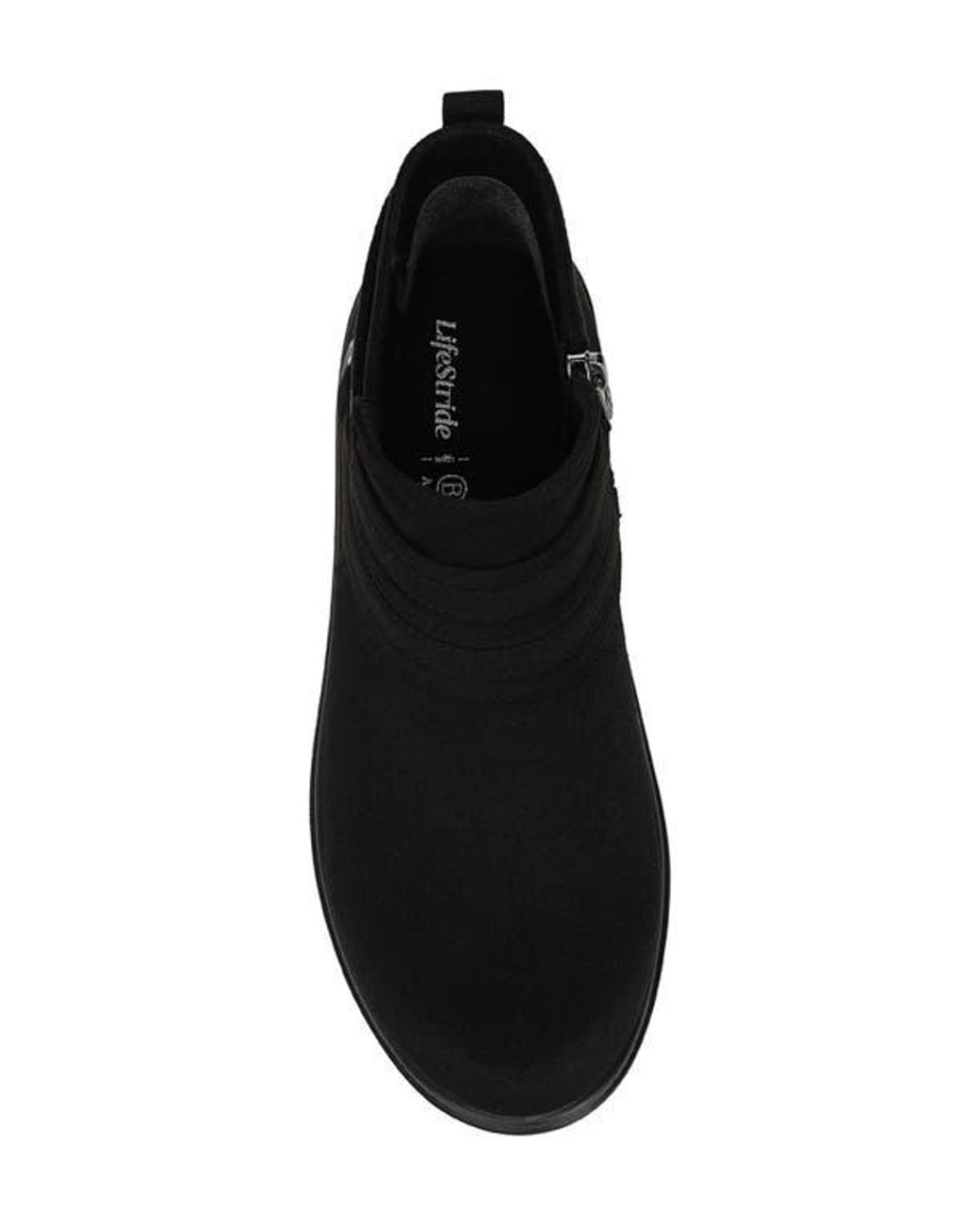LifeStride Brave Short Boot in Black | Lyst