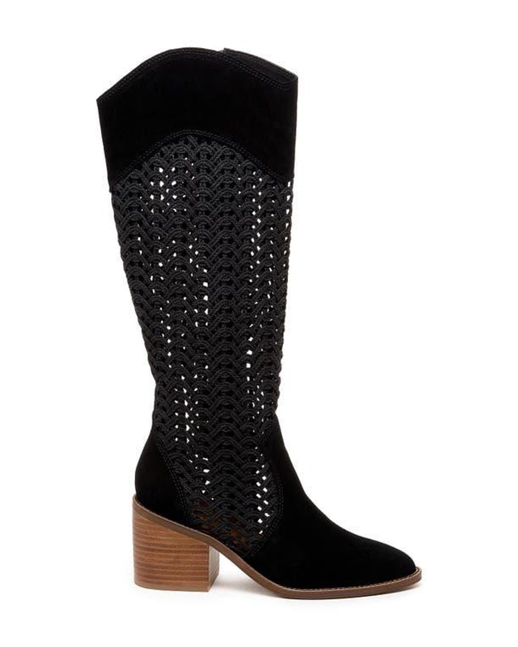 Kelsi Dagger Brooklyn Echo Knee High Boot in Black | Lyst