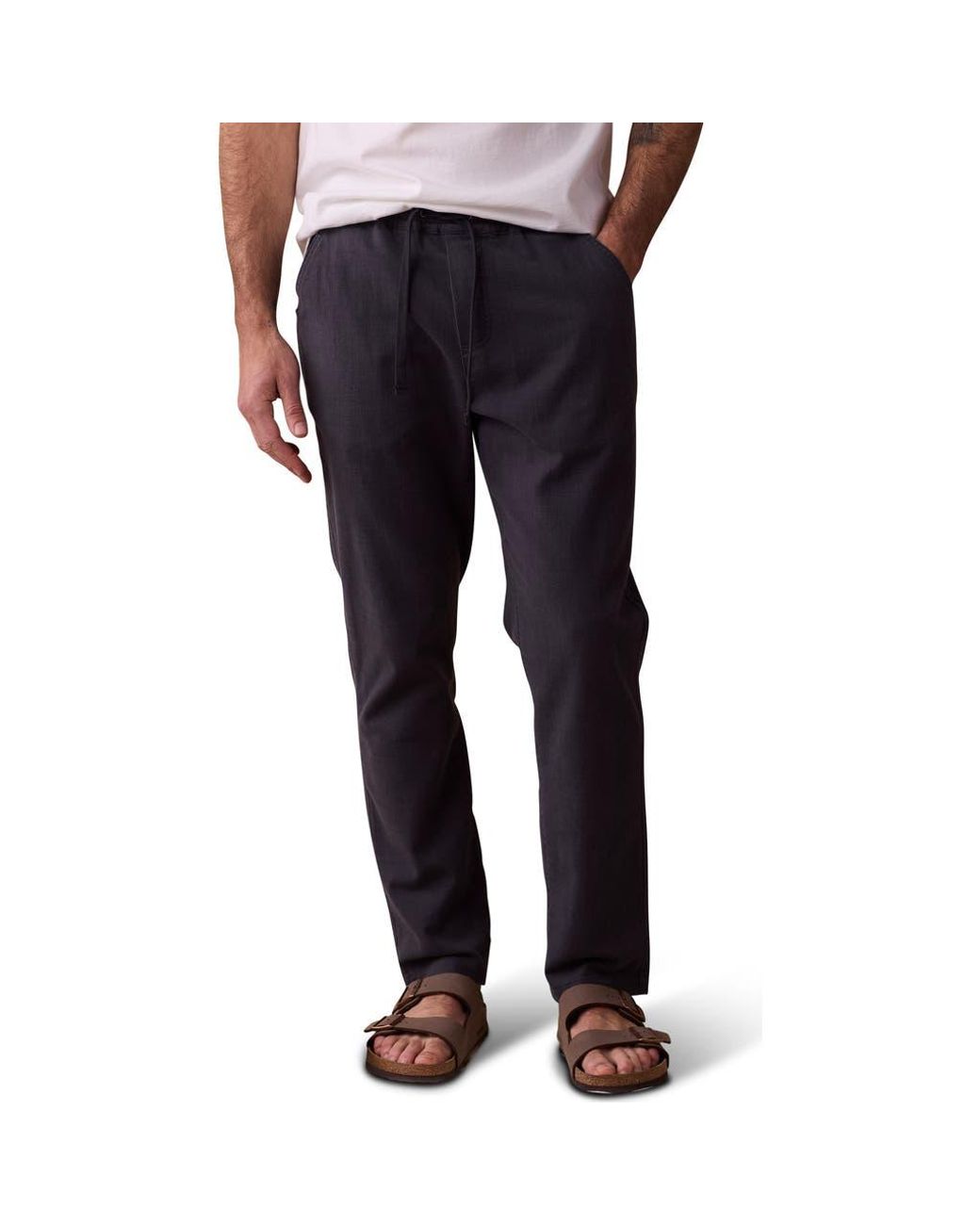 The Normal Brand Texstretch Summer Drawstring Stretch Cotton Pants in ...