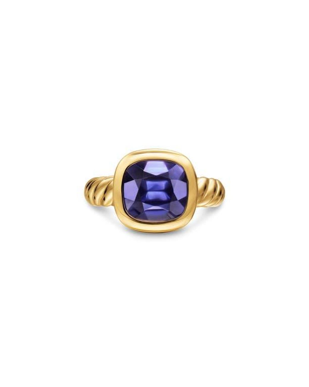 David Yurman Dy Mercer Stone Ring in Blue | Lyst