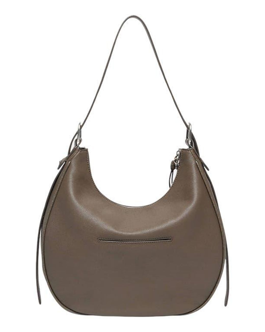 orYANY Lauren Leather Shoulder Bag in Gray | Lyst