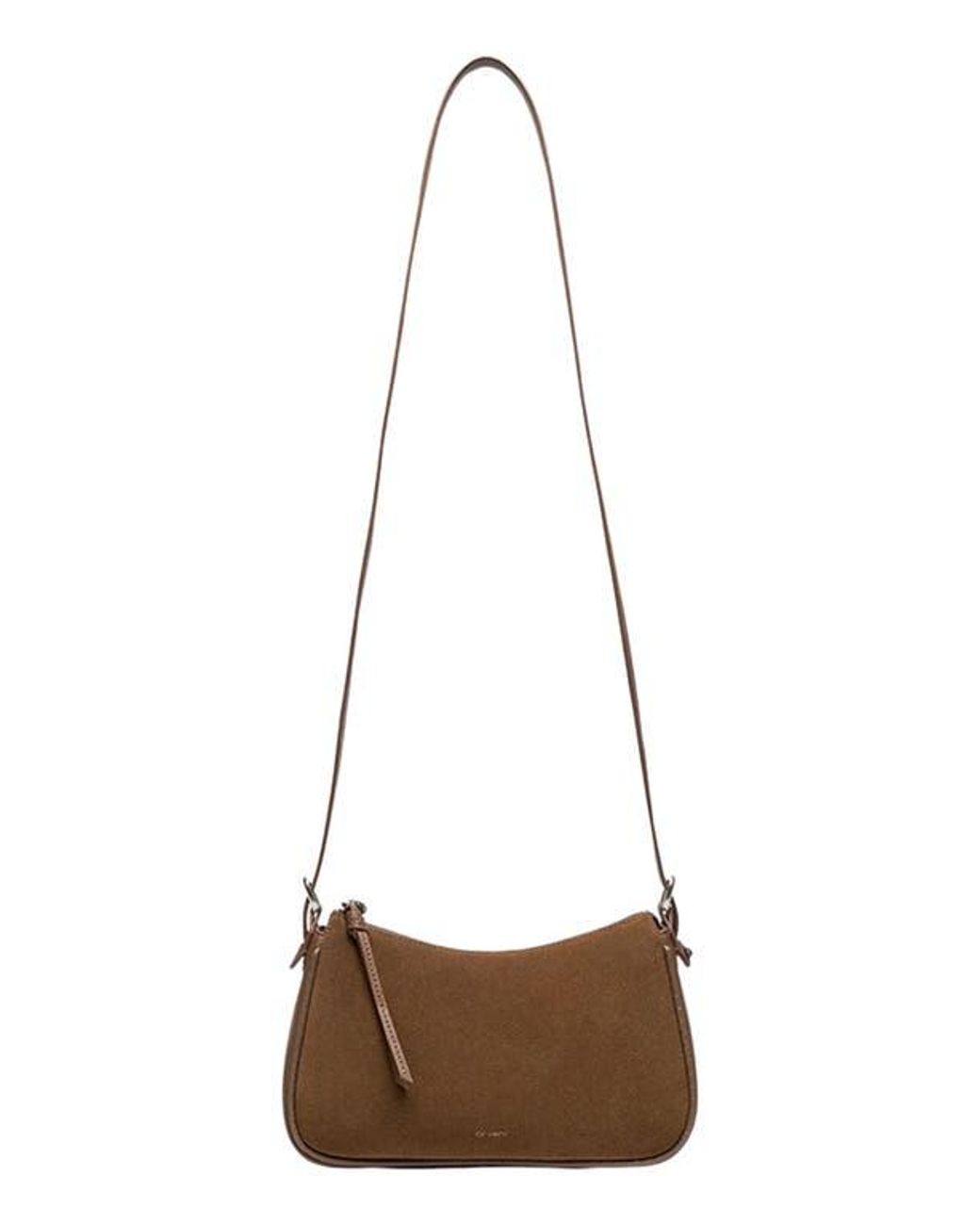 orYANY Small Lauren Leather Shoulder Bag in Brown | Lyst