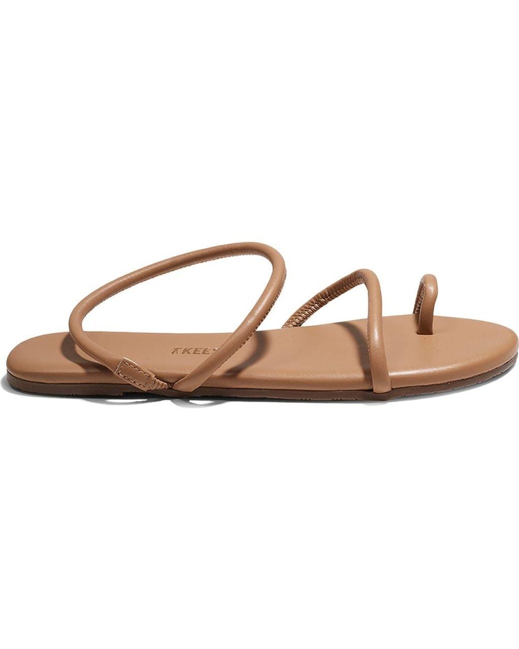 TKEES Mia Tubular Sandal in Brown | Lyst