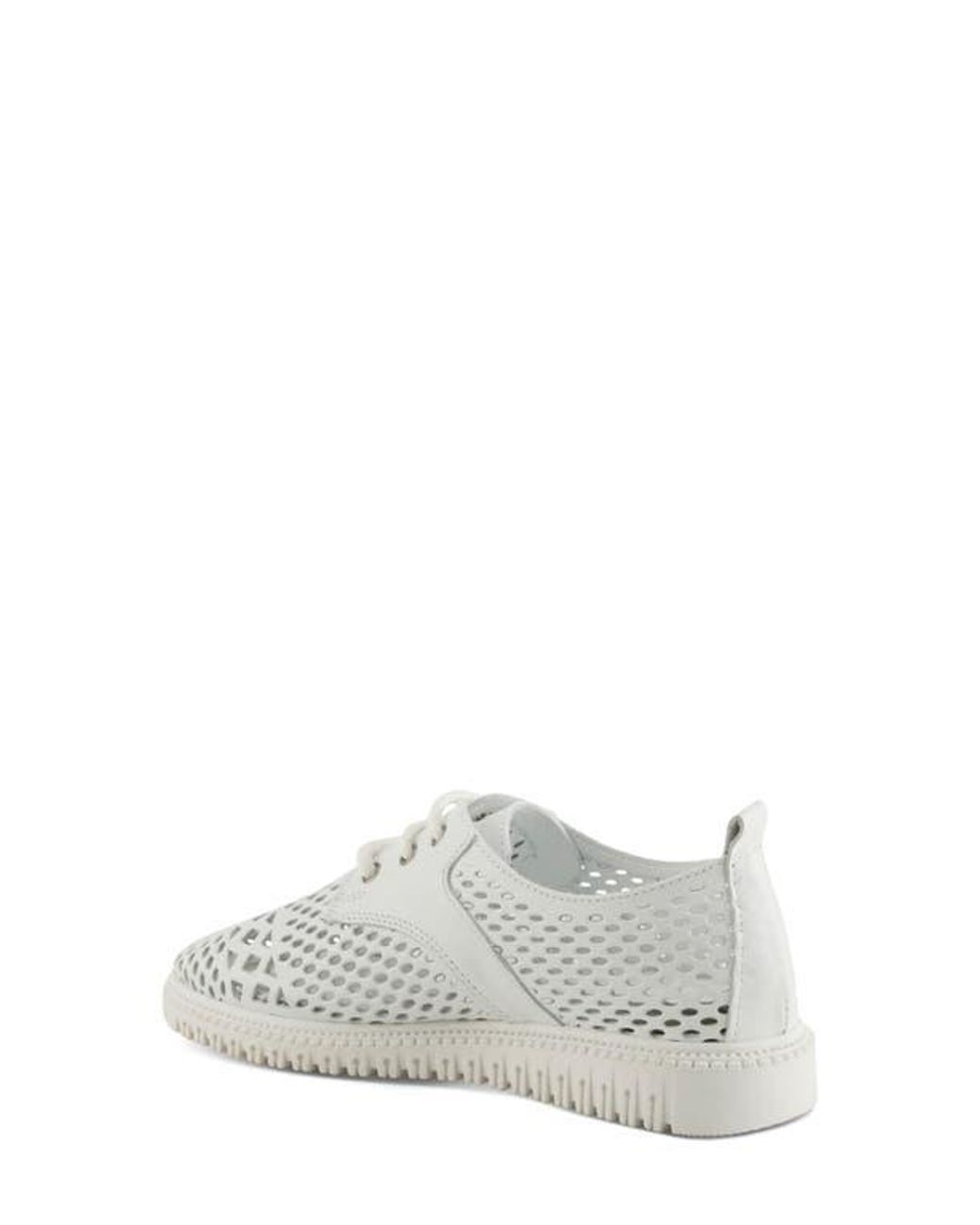 Spring Step Perforated Sneaker in Gray | Lyst