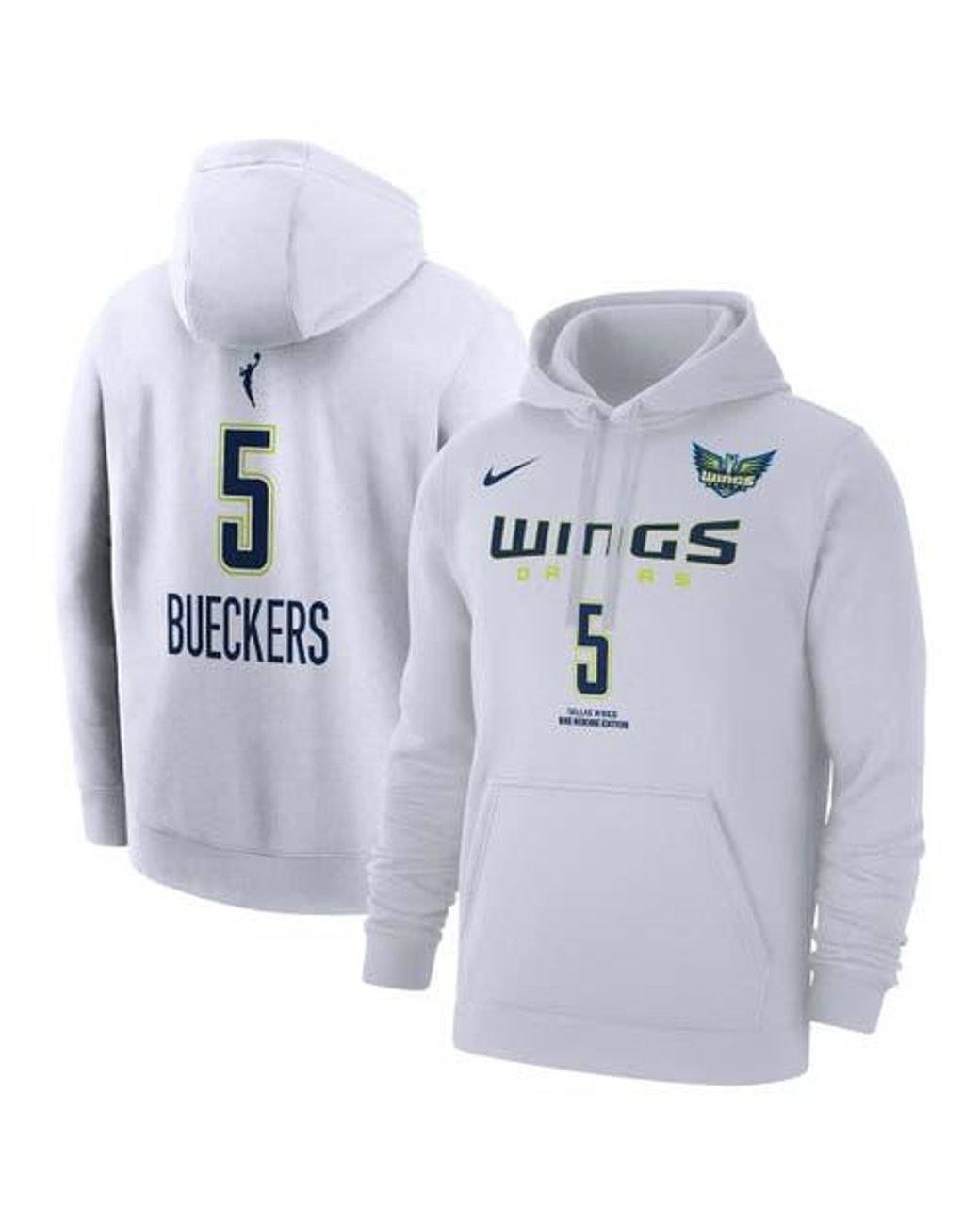 Nike Paige Bueckers Dallas Wings 2025 Wnba Draft Heroine Edition Name & Number Pullover Hoodie ...