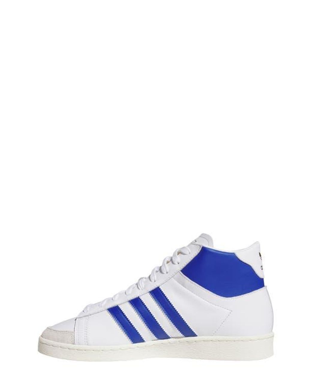 adidas Gender Inclusive Jabbar Hi Basketball Sneaker in White | Lyst