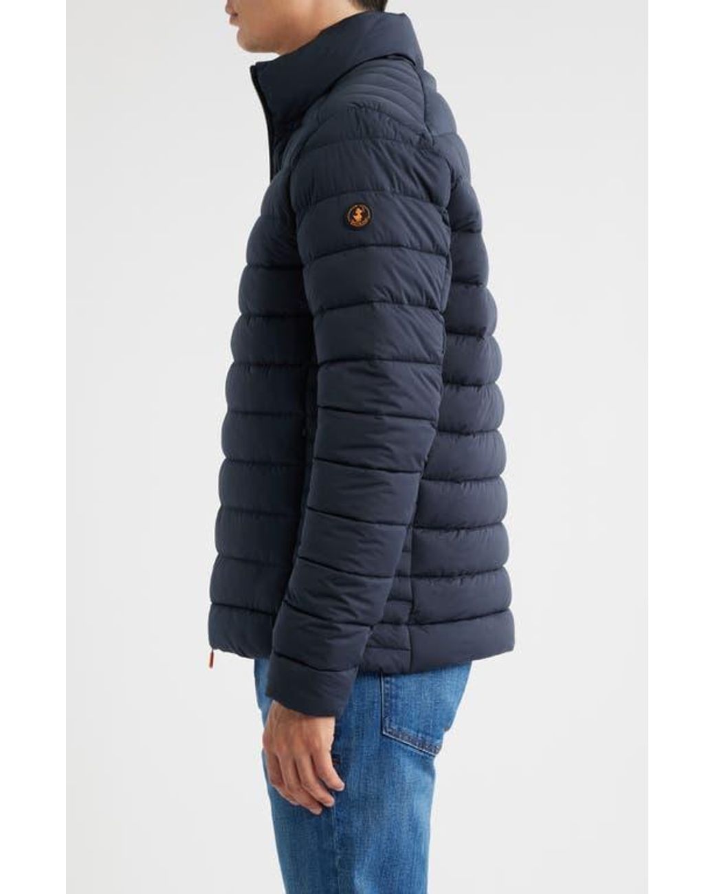 Save The Duck Ari Water Resistant Puffer Jacket in Black for Men | Lyst