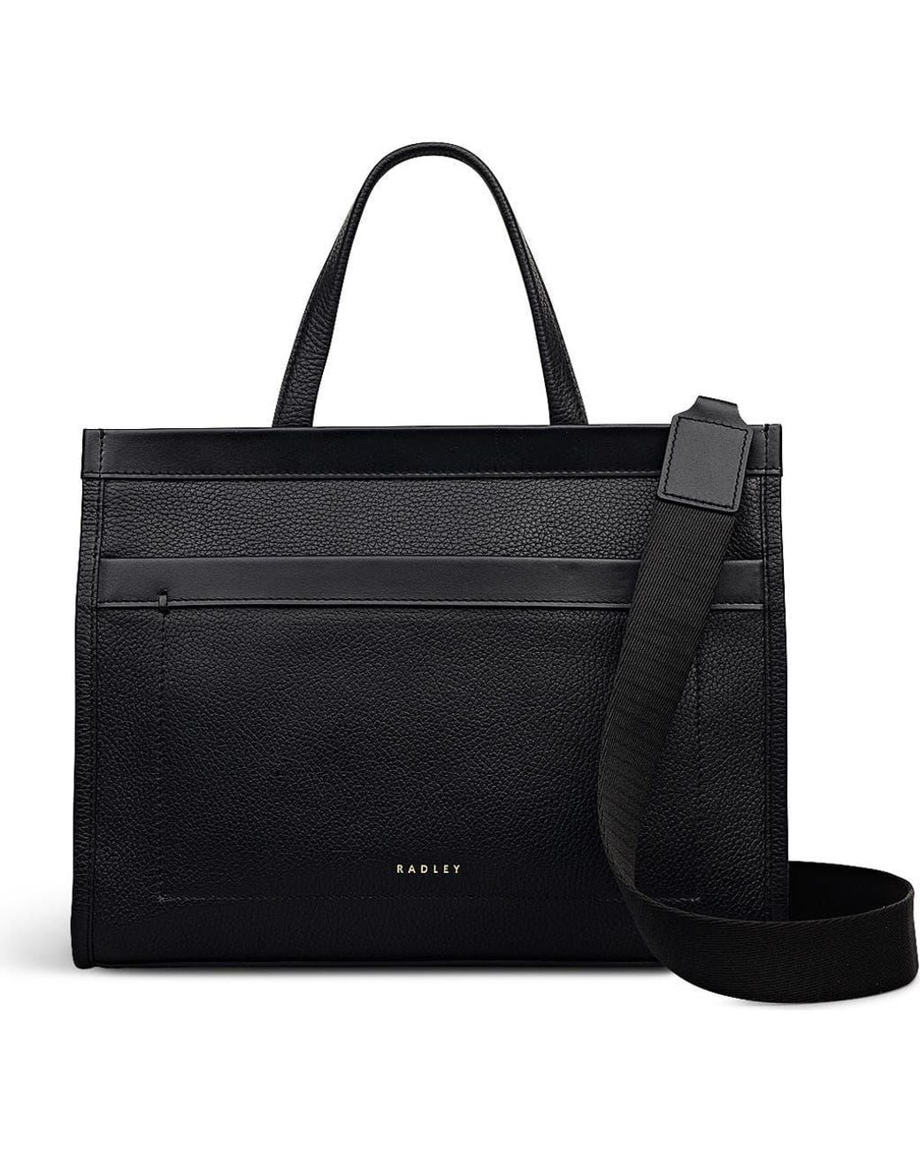 Radley Alba Place Ziptop Satchel Bag in Black | Lyst