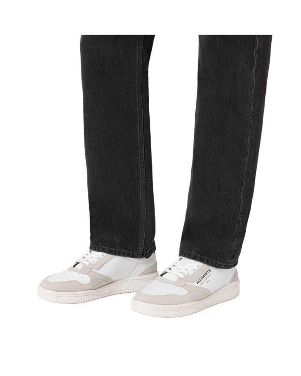 AllSaints Regan Low Top Sneaker in White for Men | Lyst
