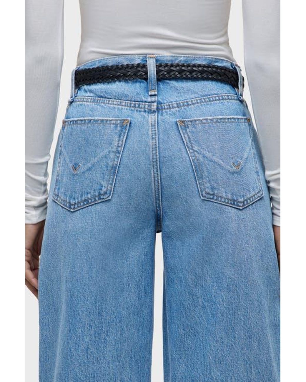 Hudson Jeans Courtney Baby Barrel Ankle in Blue | Lyst