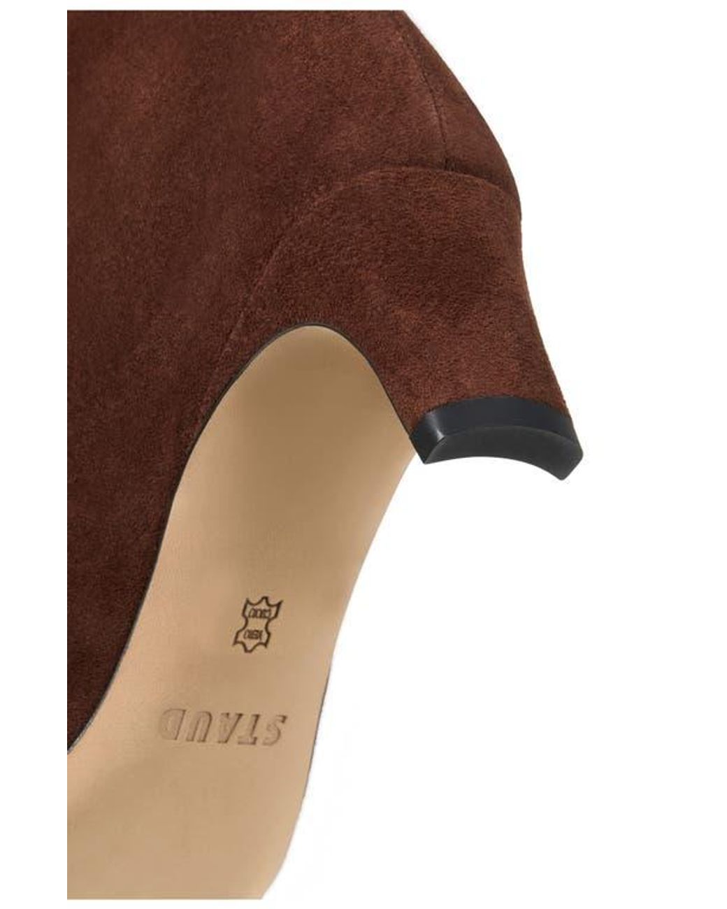 STAUD Wally Mid Calf Boot in Brown | Lyst