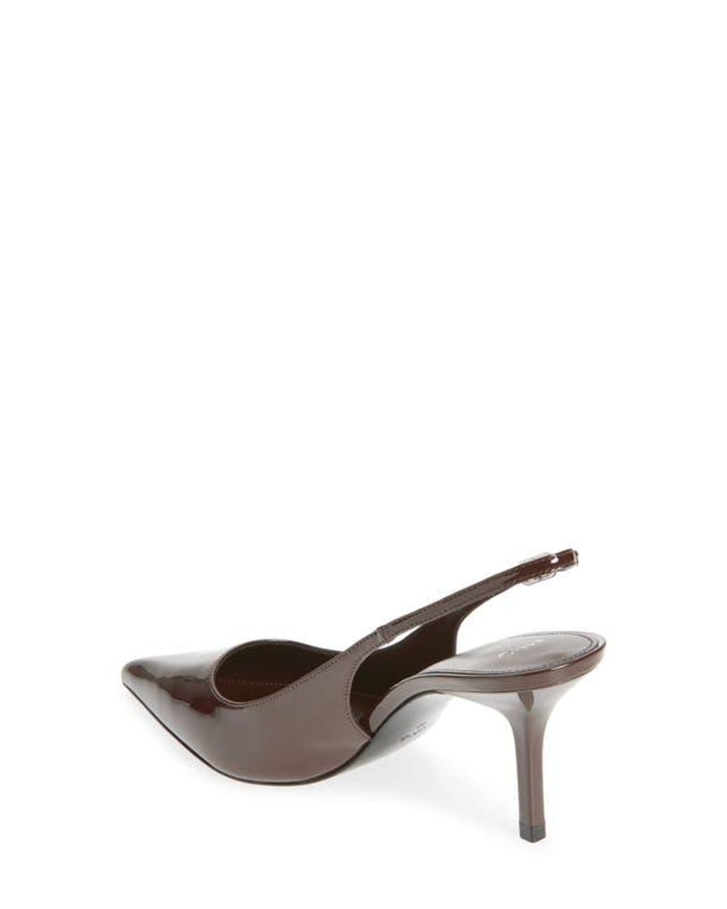 Mango Sol Slingback Pump in Brown | Lyst