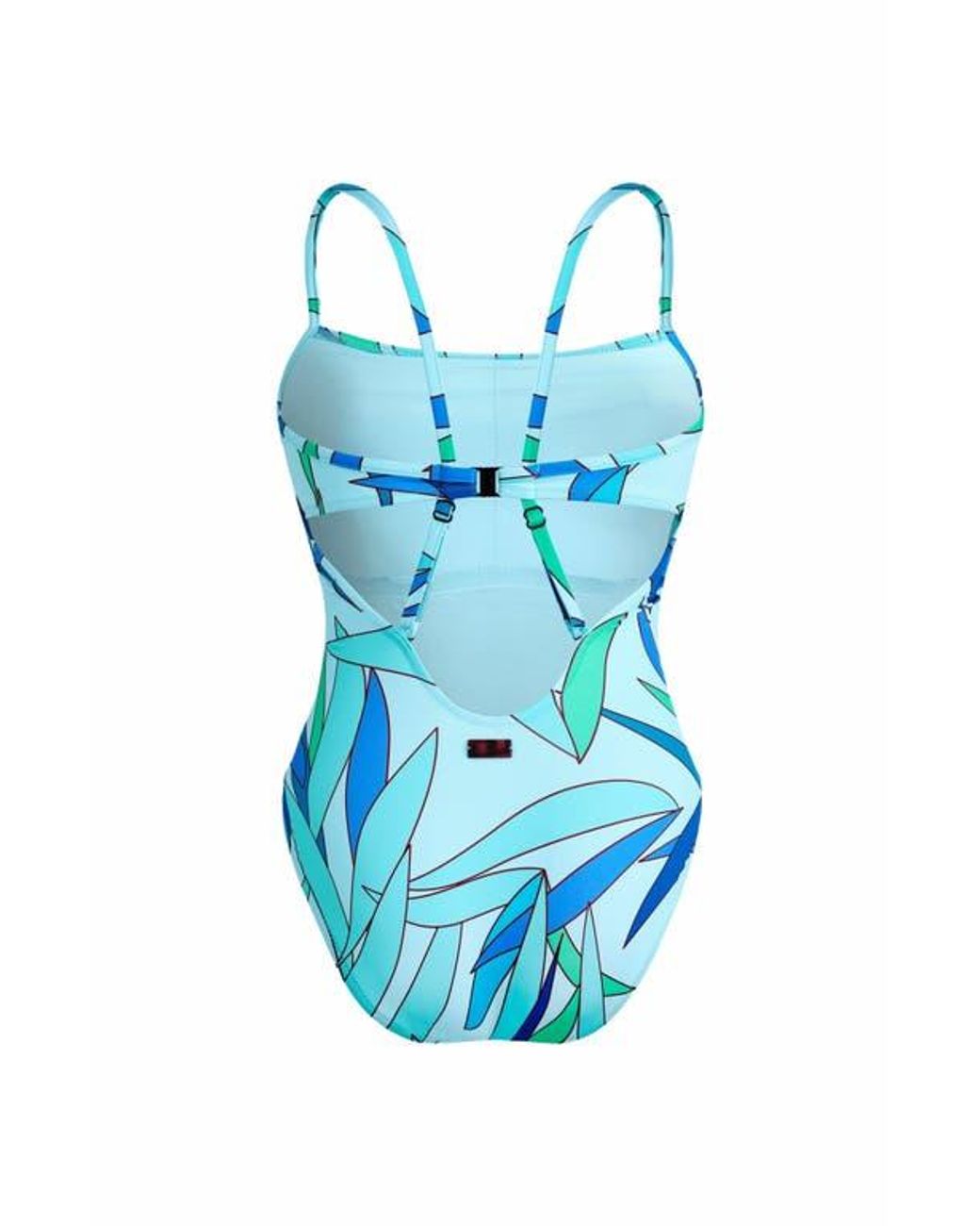 Vilebrequin Crossed Back Straps One-piece Swimsuit Madrague in Blue | Lyst