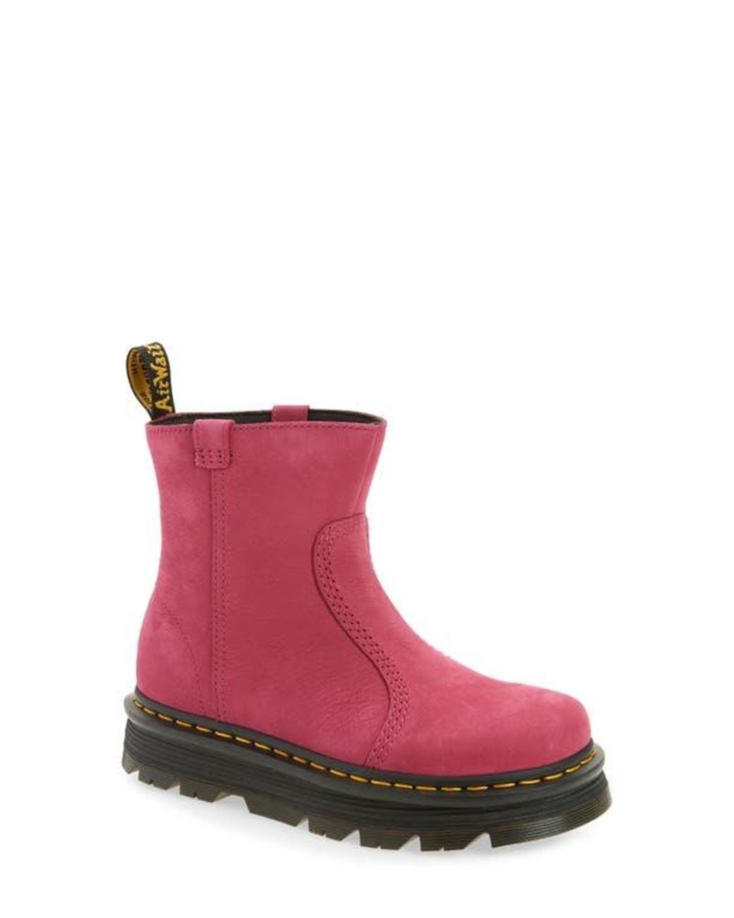 Dr. Martens Zebzag Rigger Boot in Pink | Lyst