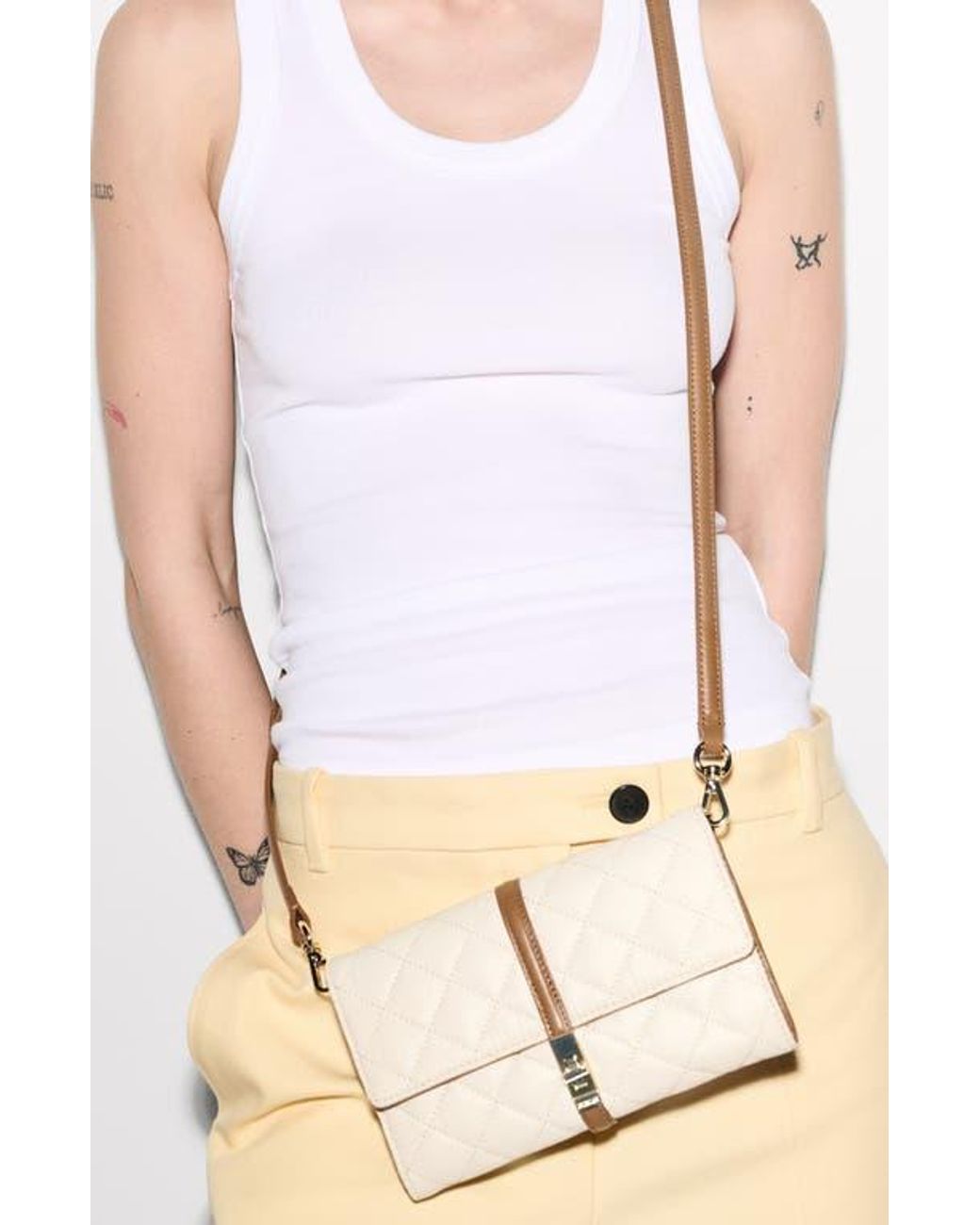 MZ Wallace Astor Diamond Quilted Nylon Convertible Crossbody Bag in ...