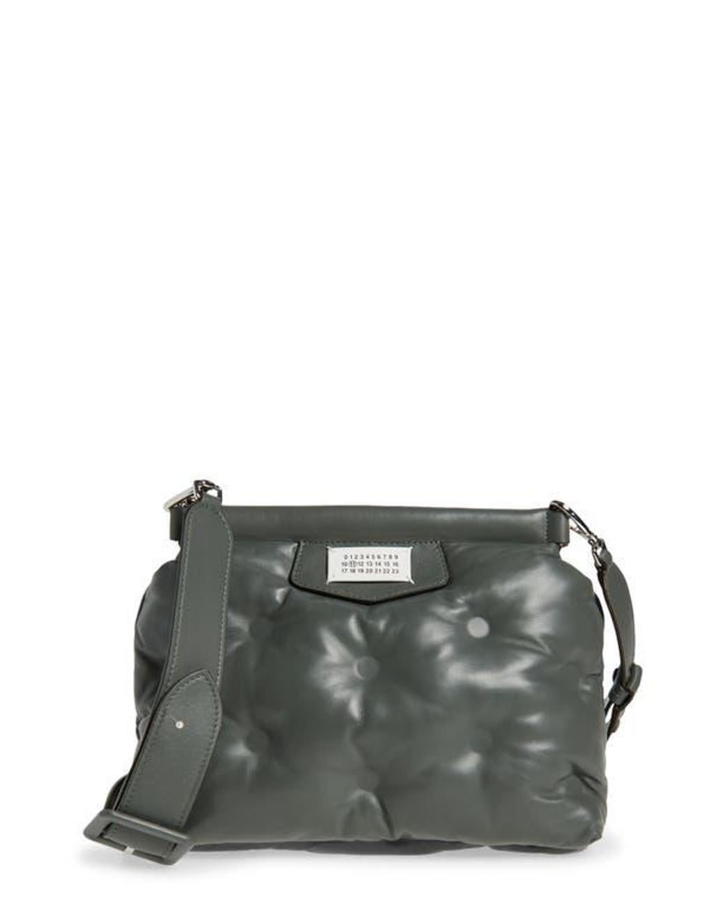 Maison Margiela Small Glam Slam Classique Leather Shoulder Bag in Green ...