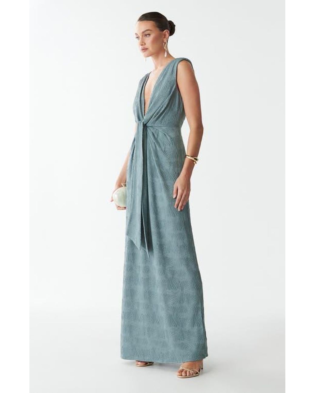 Savel Gisella Maxi Dress in Blue | Lyst