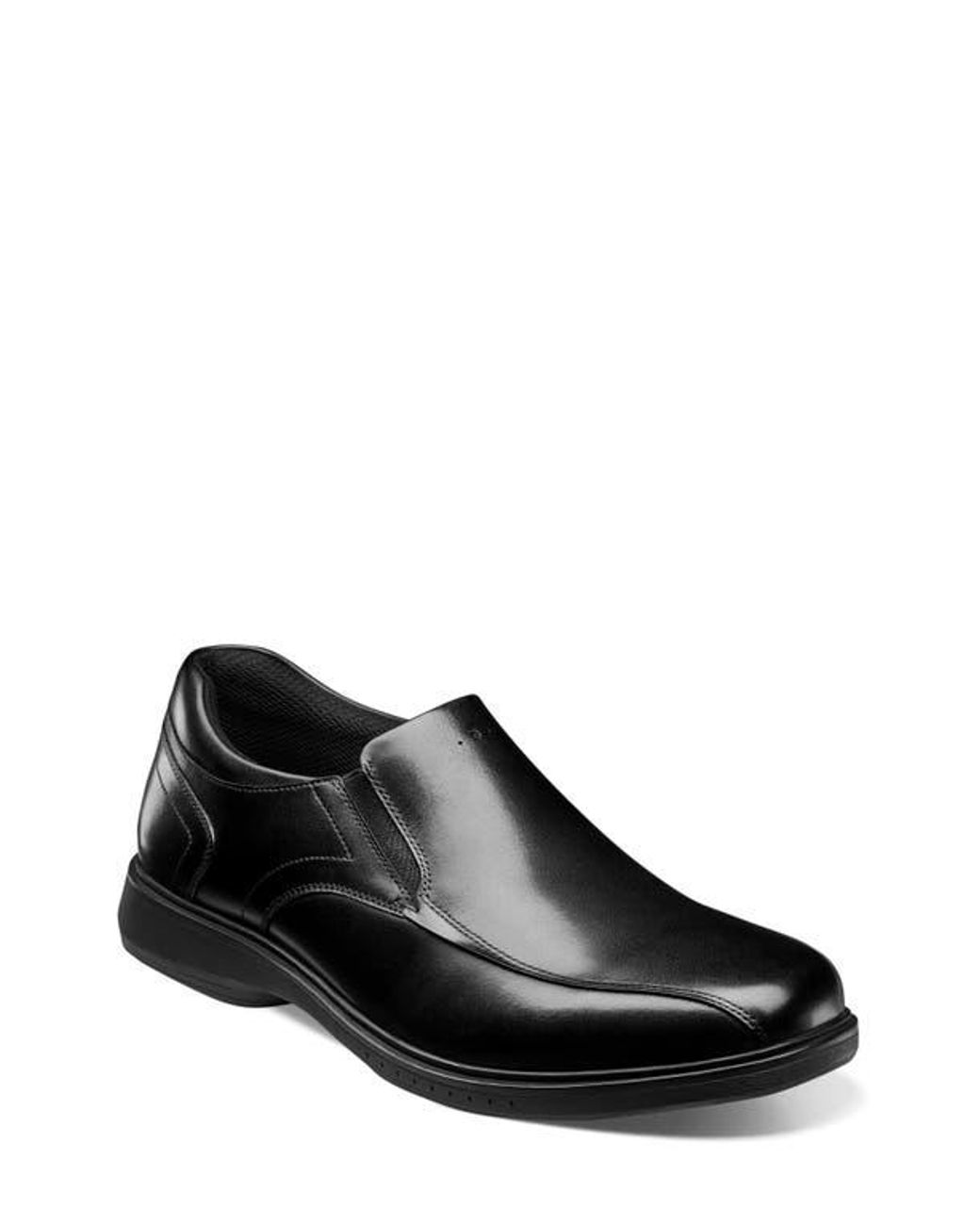 Nunn Bush Kore Pro Bike Toe Slip-On in Black for Men | Lyst