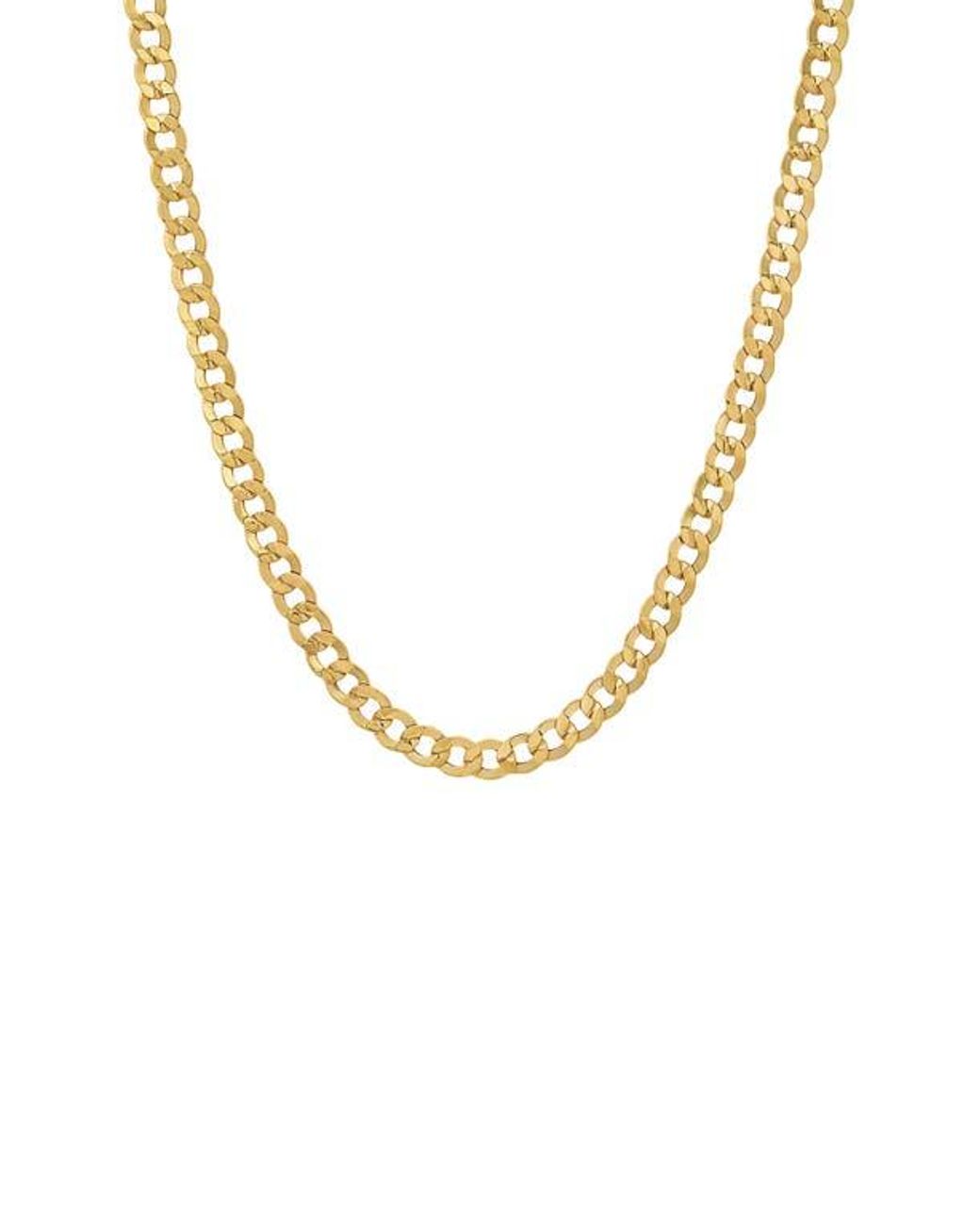 Queen Jewels 14K Miami Cuban Link Chain Necklace in Metallic for Men | Lyst