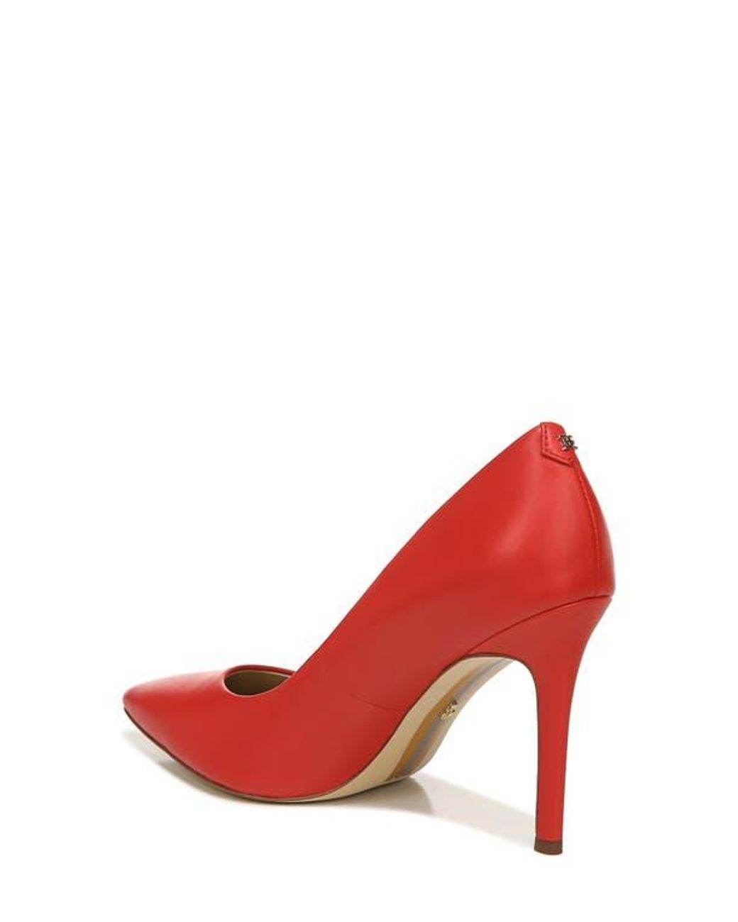 Sam Edelman Hazel Pointed Toe Pump in Red | Lyst