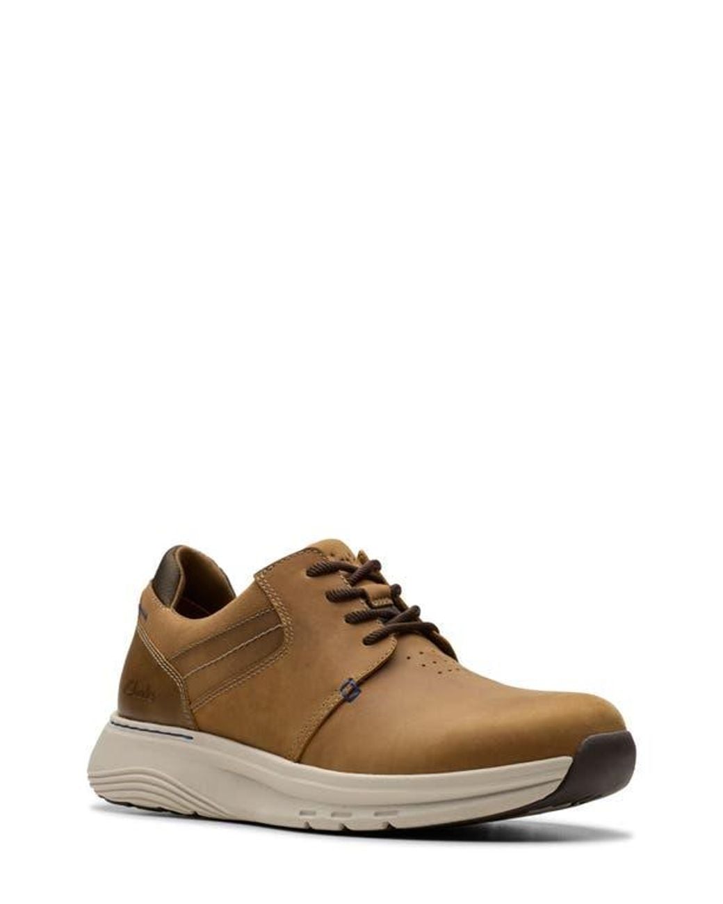 Clarks Leather Debry Sneakers With Contoured Footbed in Brown for Men ...
