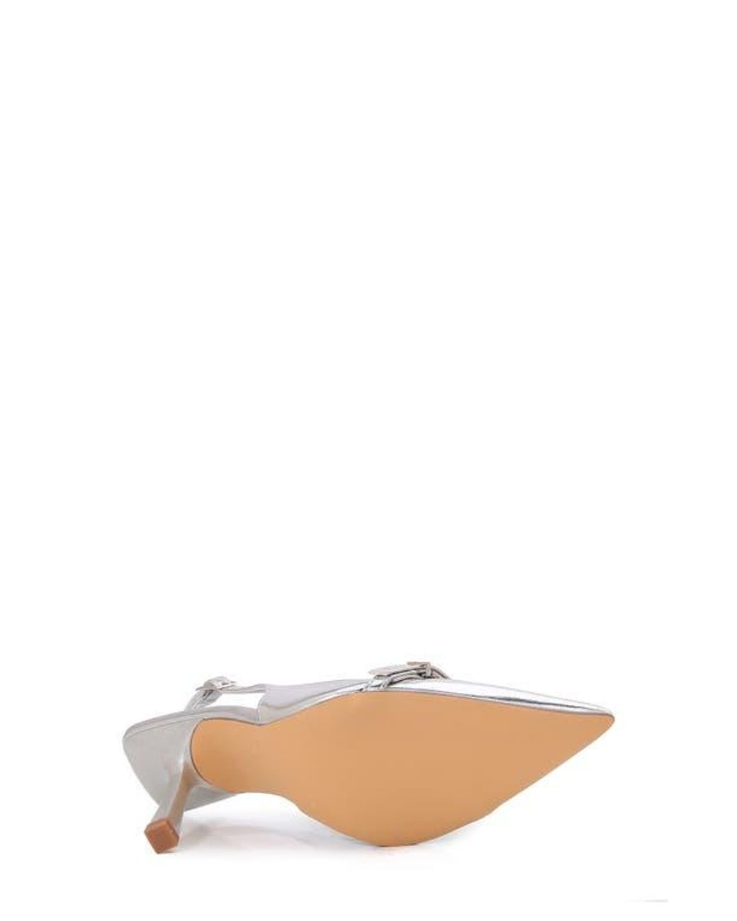 BERNESS Coraline Pointed Toe Slingback Pump in White | Lyst