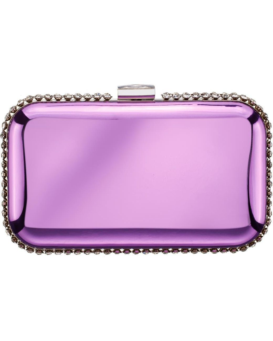 Nina Dorsey Frame Clutch in Purple | Lyst