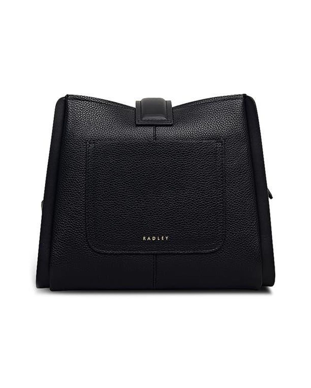 Radley Sloane Mews Leather Crossbody Bag in Black | Lyst