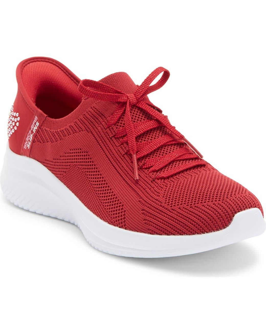 Skechers Slip-Ins Ultra Flex 4.0 Sneaker in Red | Lyst
